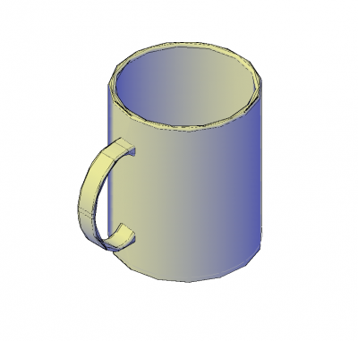 Tasse à café 3D CAD block - CADblocksfree | Thousands of free CAD blocks