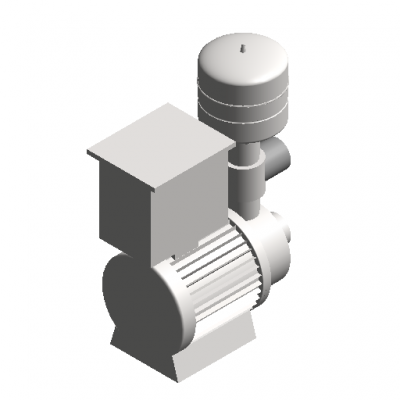 Frequency conversion feed pump _ Horizontal revit family | Thousands of ...