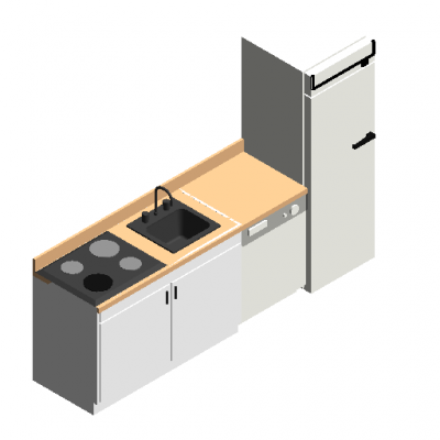 Small kitchen-medium revit family | Thousands of free CAD blocks