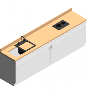 Small kitchen-small revit family | Thousands of free CAD blocks