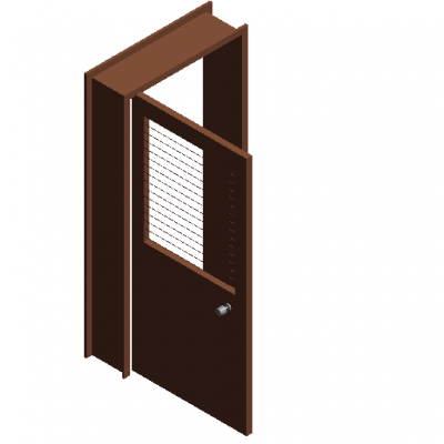 Swing door-wooden door-single leaf revit family | Thousands of free CAD ...