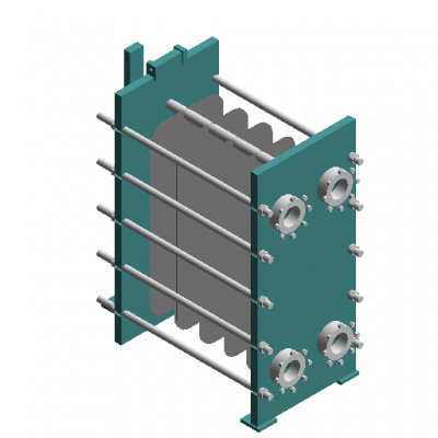 Plate heat exchanger revit family | Thousands of free CAD blocks