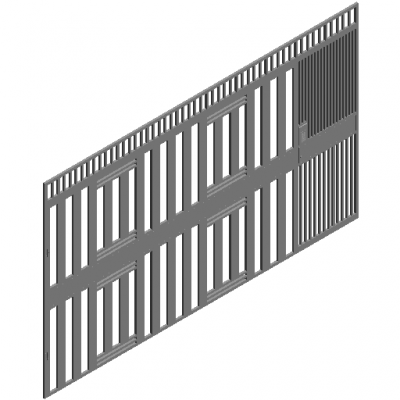 Security door-openable revit family | Thousands of free CAD blocks