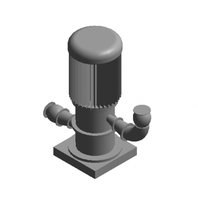 Vertical water pump revit family | Thousands of free CAD blocks