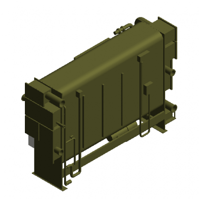 Steam type absorption chiller revit family | Thousands of free CAD blocks