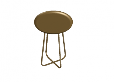 Accent table with a modern look 3d model .dwg format | Thousands of ...