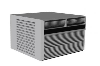 simple designed air conditioner with compressor 3d model .3dm format ...