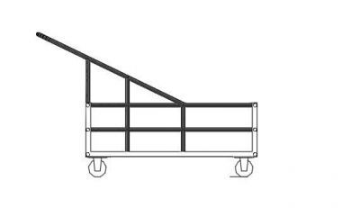 luggage trolley elevation.dwg drawing | Thousands of free AutoCAD drawings