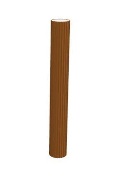 Simple rectangular column design 3d model 3.dm format | Thousands of ...