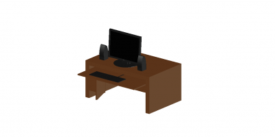 computer designed with a simple look 3d model .dwg format | Thousands ...