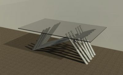 8 seater Dining tables and chairs 3d Rhino model .3dm format ...