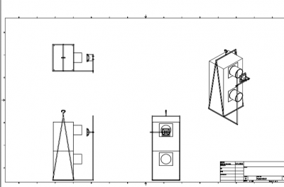 Double Tunnel cage drawing | Thousands of free CAD blocks