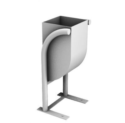 simple metal dustbin 3d model .3dm format | Thousands of free AutoCAD ...