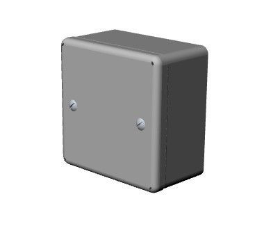 steel boxed electric meter box 3d model .3dm format | Thousands of free ...