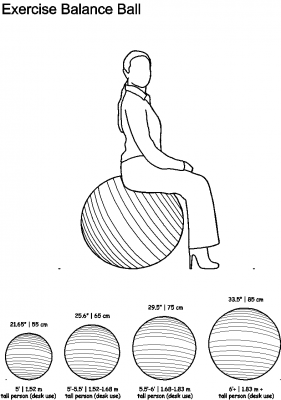 AutoCAD download Exercise Balance Ball DWG Drawing | Thousands of free ...