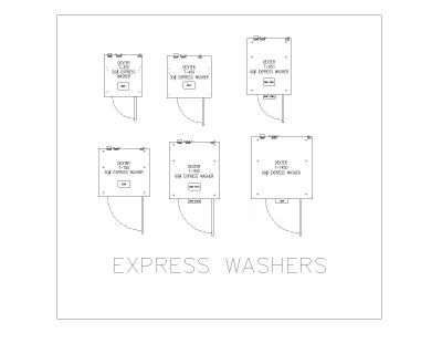 Express Washers | Thousands of free AutoCAD drawings