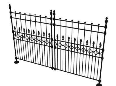 Large designed old looking fencing 3d model .3dm format | Thousands of ...
