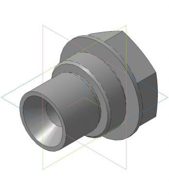 Fitting .stp 3d model | Thousands of free AutoCAD drawings