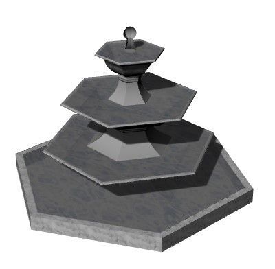 modern designed fountain 3d model .3dm format | Thousands of free ...