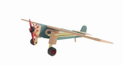 Vintage Toy Airplane revit family | Thousands of free CAD blocks