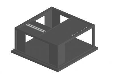 Modern aesthetic design Landscape Gazebo AutoCAD 3d model .dwg ...