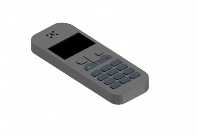 modern small sized mobile phone 3d model .dwg format | Thousands of ...