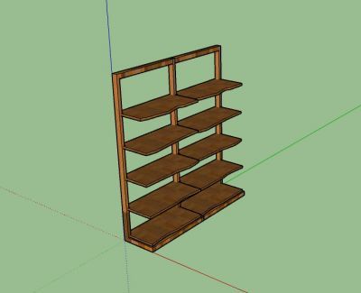 moderately designed professional rack 3d model .skp format | Thousands ...