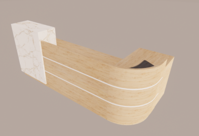 Receptionist table revit family | Thousands of free CAD blocks