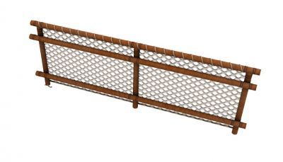 Simple designed steel railing 3d model .3dm format | Thousands of free ...