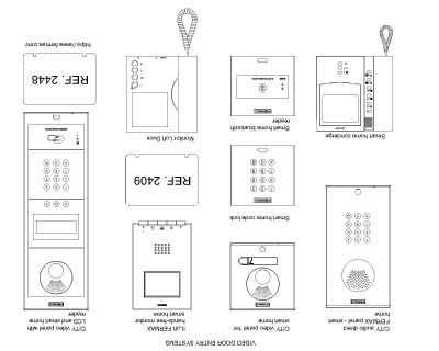 Smart Phone Models (Door entry system) | Thousands of free AutoCAD drawings