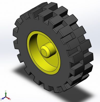 Toy Tractor Assembly-7 solidworks | Thousands of free AutoCAD drawings
