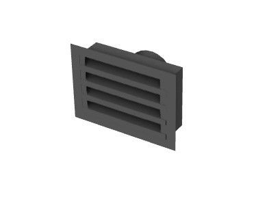 Tall stretched designed ventilation 3d model .3dm format | Thousands of ...