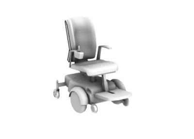 Wheel chair modern design with leg rest 3d model .3dm format ...