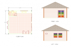 Modern Hut | Thousands of free AutoCAD drawings