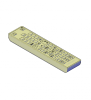 3D CAD TV Remote - CADBlocksfree | Thousands of free CAD blocks