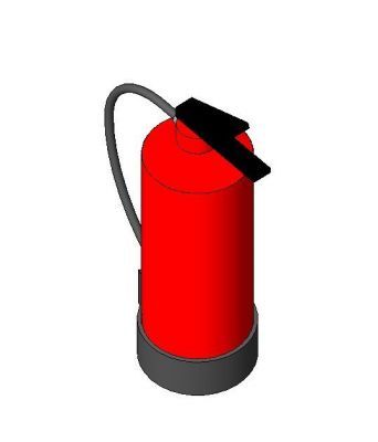 Fire Extinguisher - Water Revit Family | Thousands of free CAD blocks