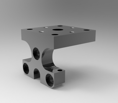 Solid Works 3d Cad Model Of Rotary With Pivot Angles H 51 D 16 D1 6