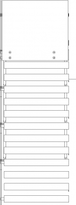 1284mm Wide Concrete Cantiliver Threads with Glass Railings Rear ...