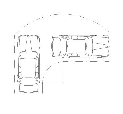 2D CAD Car Turning Radius CADBlocksfree Thousands Of Free CAD Blocks