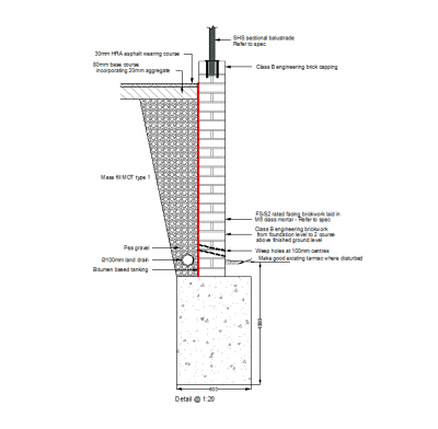 2d Cad Retaining Wall Detail Cadblocksfree Thousands Of Free Cad Blocks