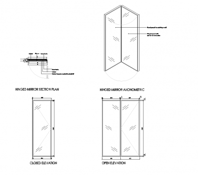 Miroir articulé dwg | Thousands of free AutoCAD drawings