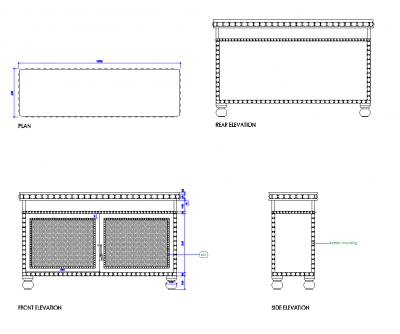 Antique TV console dwg | Thousands of free AutoCAD drawings