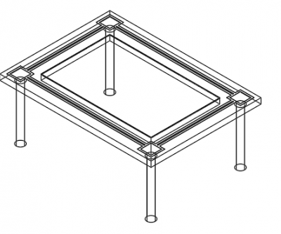 3d coffee table dwg | Thousands of free AutoCAD drawings