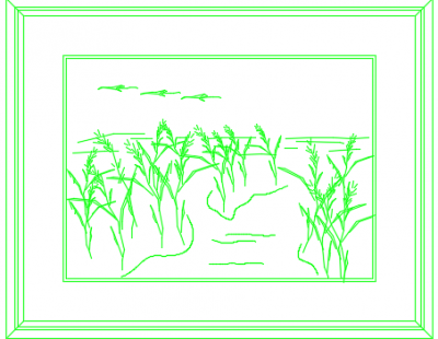 Wall picture frame dwg | Thousands of free AutoCAD drawings