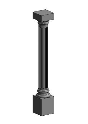 Column Design Revit Family 1 | Thousands of free CAD blocks