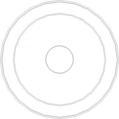 428mm Top Length Solar Bollard Light Plan dwg Drawing | Thousands of ...