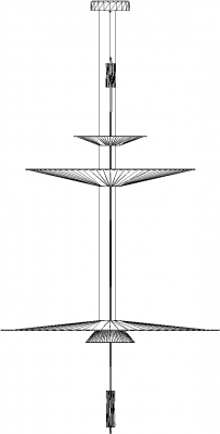 44mm Length Pendant Light Front Elevation dwg Drawing | Thousands of ...