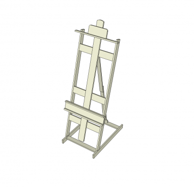 3D Sketchup Caballete - CADBlocksfree | Thousands of free CAD blocks