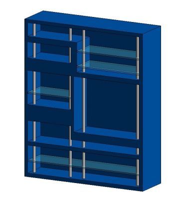 Book Shelf Design Revit Family 3 | Thousands of free AutoCAD drawings