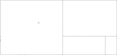 6022mm Length L Shape Bar Counter with Four Bar Stools Rear Elevation ...